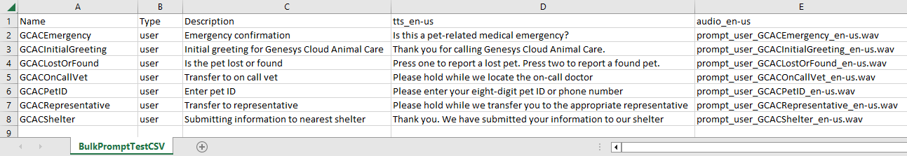 Advanced lesson: Perform a bulk prompt import - Genesys Cloud Resource ...