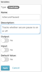 Configure secure pause actions in scripts - Genesys Cloud Resource Center