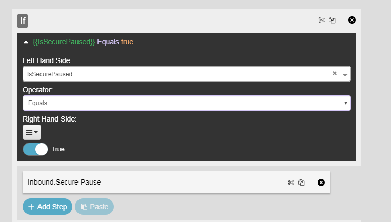 Configure secure pause actions in scripts - PureCloud Resource Center