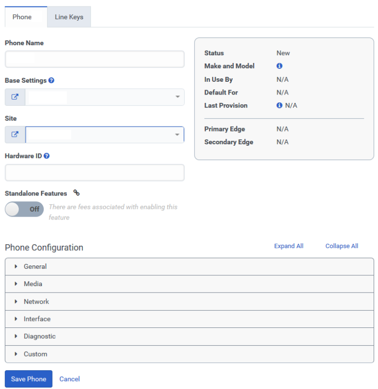 Create a phone - Genesys Cloud Resource Center