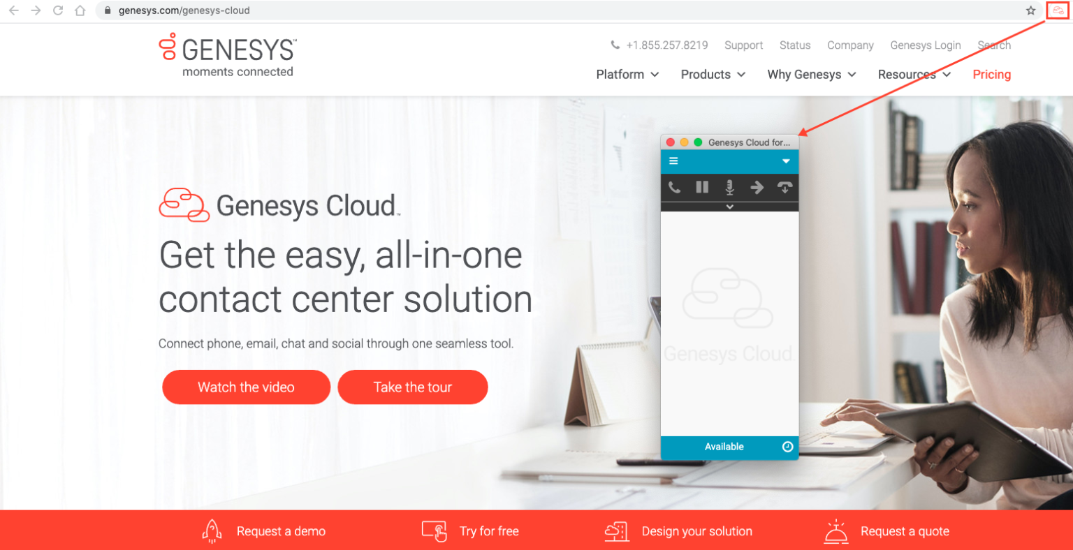 Access the client - Genesys Cloud Resource Center