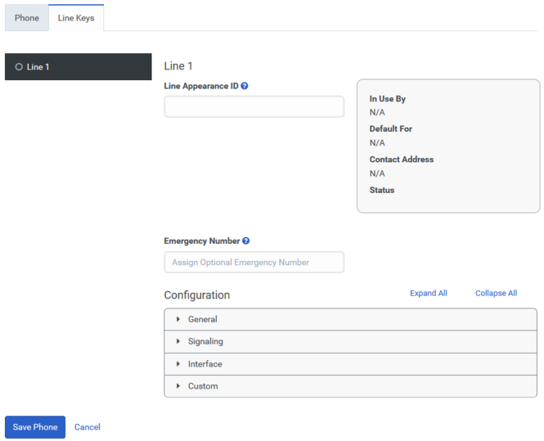 Create a generic SIP phone - Genesys Cloud Resource Center