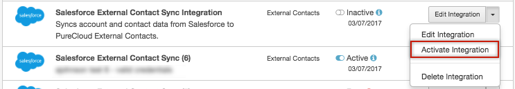 Set up a Salesforce External Contact Sync integration - PureCloud Resource Center