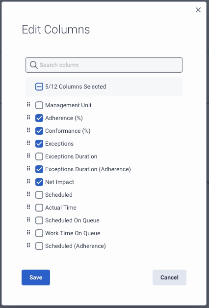 Navigate the historical adherence view - Genesys Cloud Resource Center Navigate the historical adherence view - Genesys Cloud Resource Center