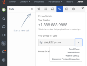 Terminate a persistent connection on a Genesys Cloud WebRTC phone ...
