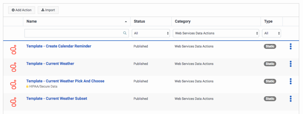 Import or export a data action for integrations - Genesys Cloud Resource Center