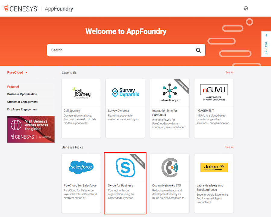 Get notified about future apps - PureCloud Resource Center