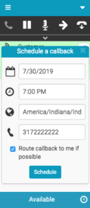Schedule a callback - Genesys Cloud Resource Center