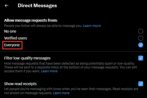 Configure ACD messaging for X (Twitter) Direct Messaging - Genesys ...