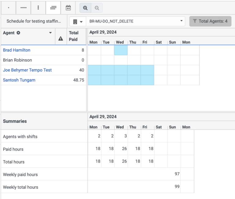 Navigate the schedule editor - Genesys Cloud Resource Center