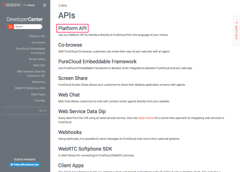 Permissions and scopes in the public API - Genesys Cloud Resource Center
