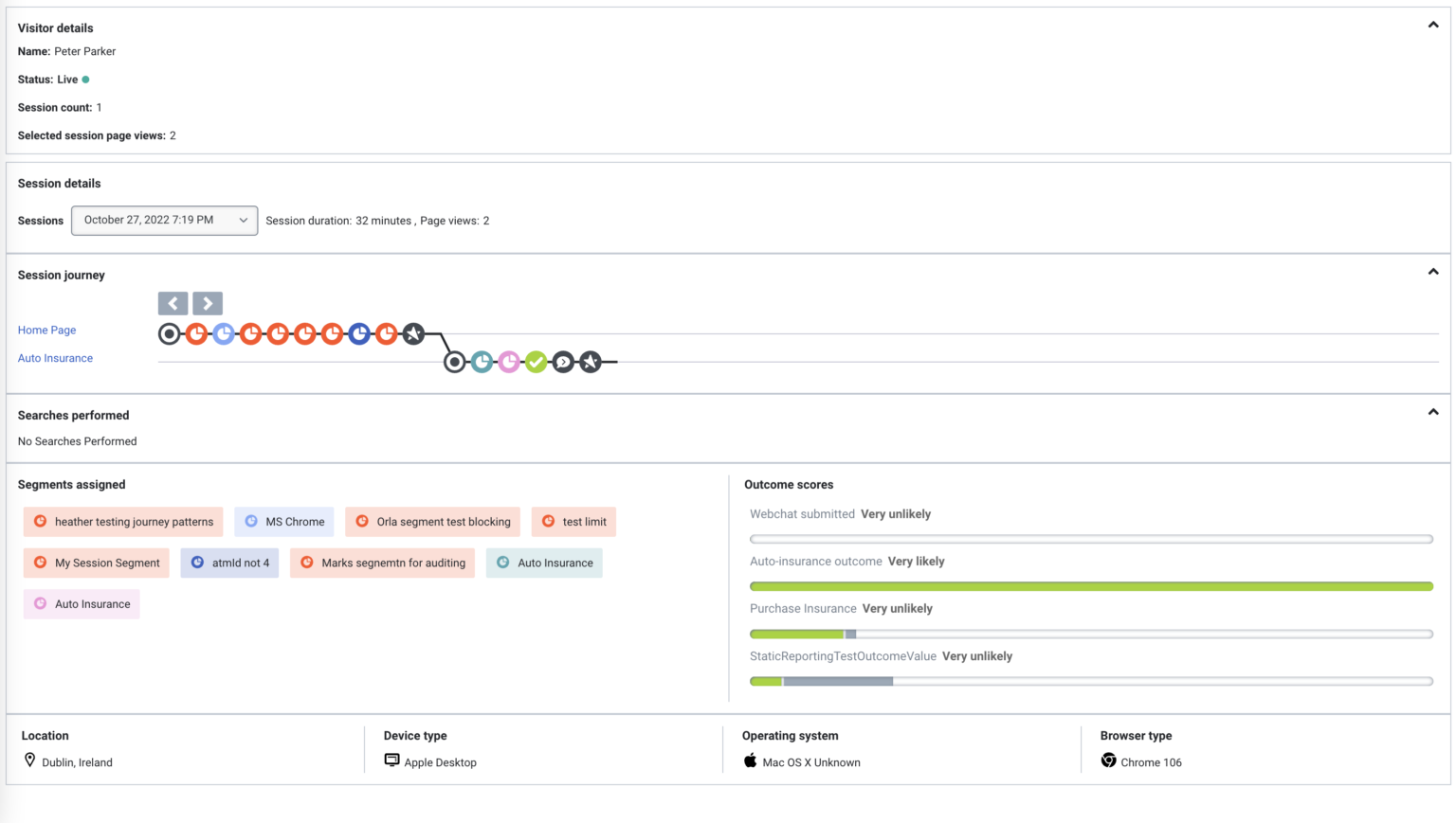 View an interaction’s Predictive Engagement journey data - Genesys ...