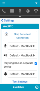 Stop persistent connection - Genesys Cloud Resource Center