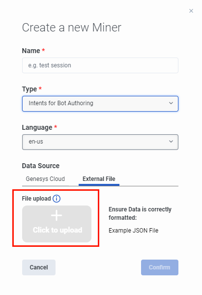 Mine external chat, call, or message transcripts with intent miner ...