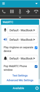 Configure advanced microphone settings for WebRTC phones - Genesys ...