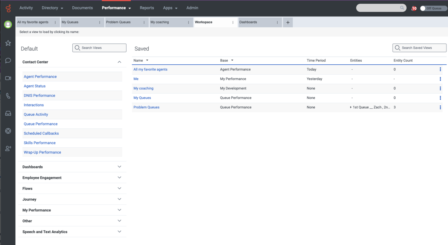 Analytics workspace overview - Genesys Cloud Resource Center