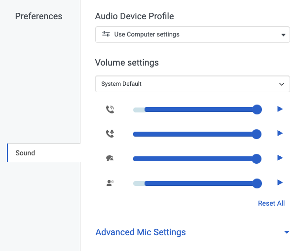 Change Windows desktop app preferences - Genesys Cloud Resource Center