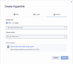 Format a knowledge base V2 question and answer article - Genesys Cloud Resource Center