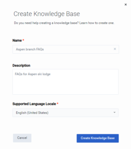 Add a knowledge base V2 - Genesys Cloud Resource Center