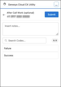 After call work in Genesys Cloud CX Utility - Genesys Cloud Resource Center