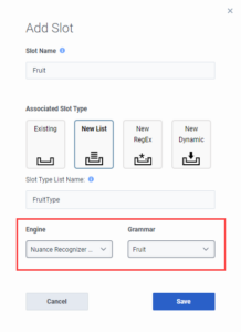 Use grammars in your Architect bot flow slots - Genesys Cloud Resource ...