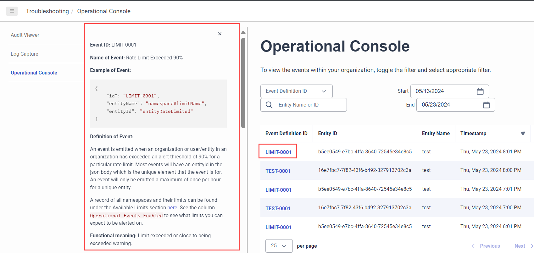 Troubleshoot using the Genesys Cloud Operational Console - Genesys Cloud Resource Center