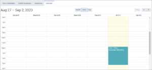 Schedule view - Genesys Cloud Resource Center