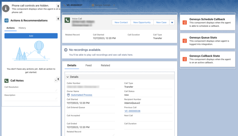 Setup guide for CX Cloud, Voice for Salesforce Service Cloud - Genesys Cloud Resource Center