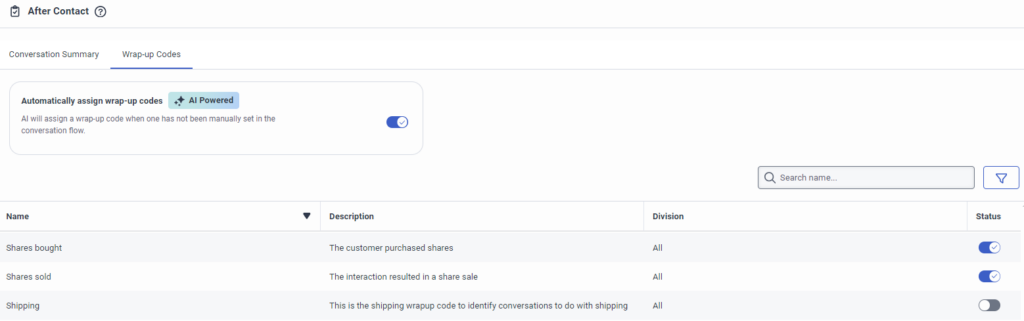 Configure after contact settings for Virtual Agent - Genesys Cloud ...
