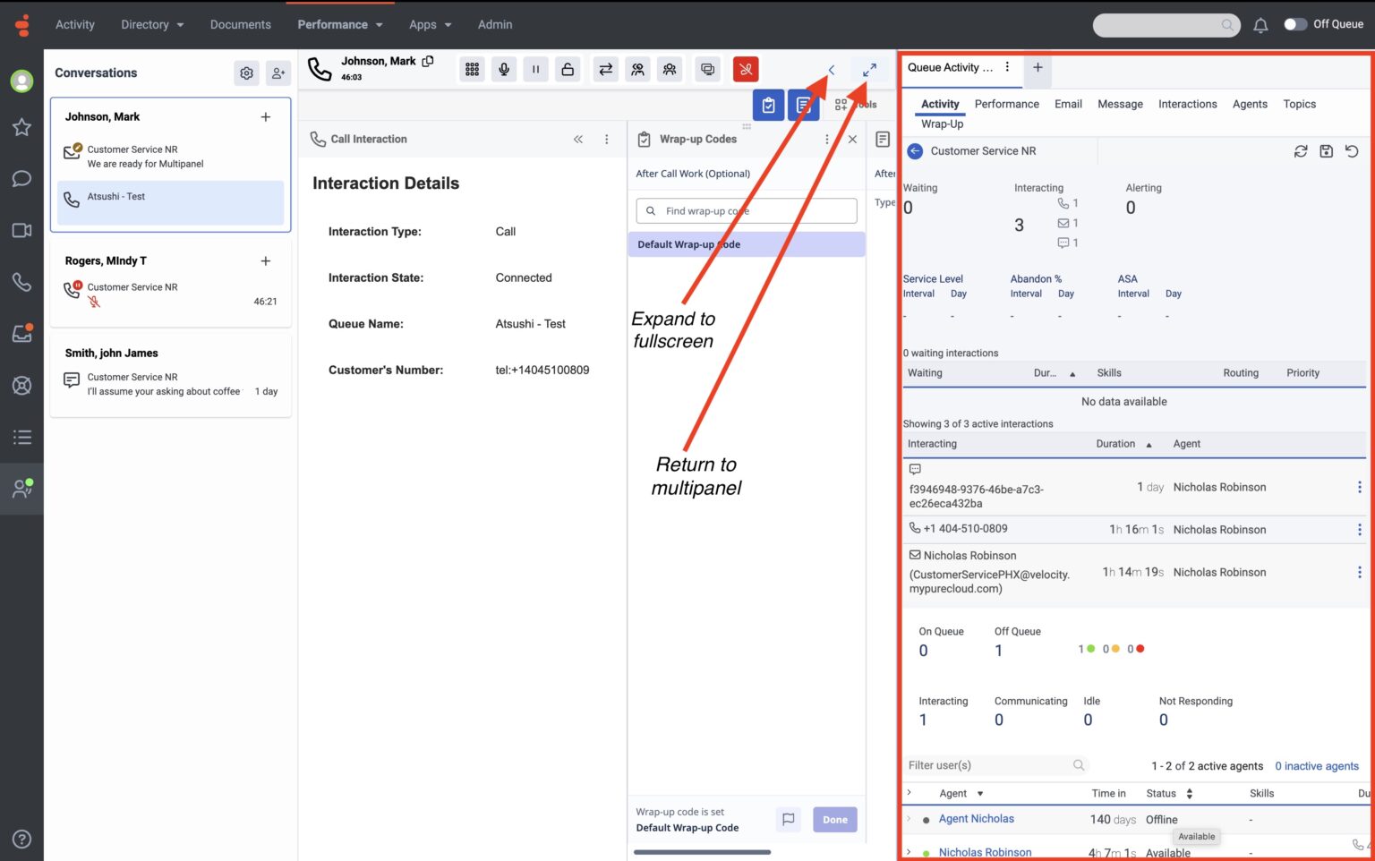 Agent UI multiple contextual panels - Genesys Cloud Resource Center
