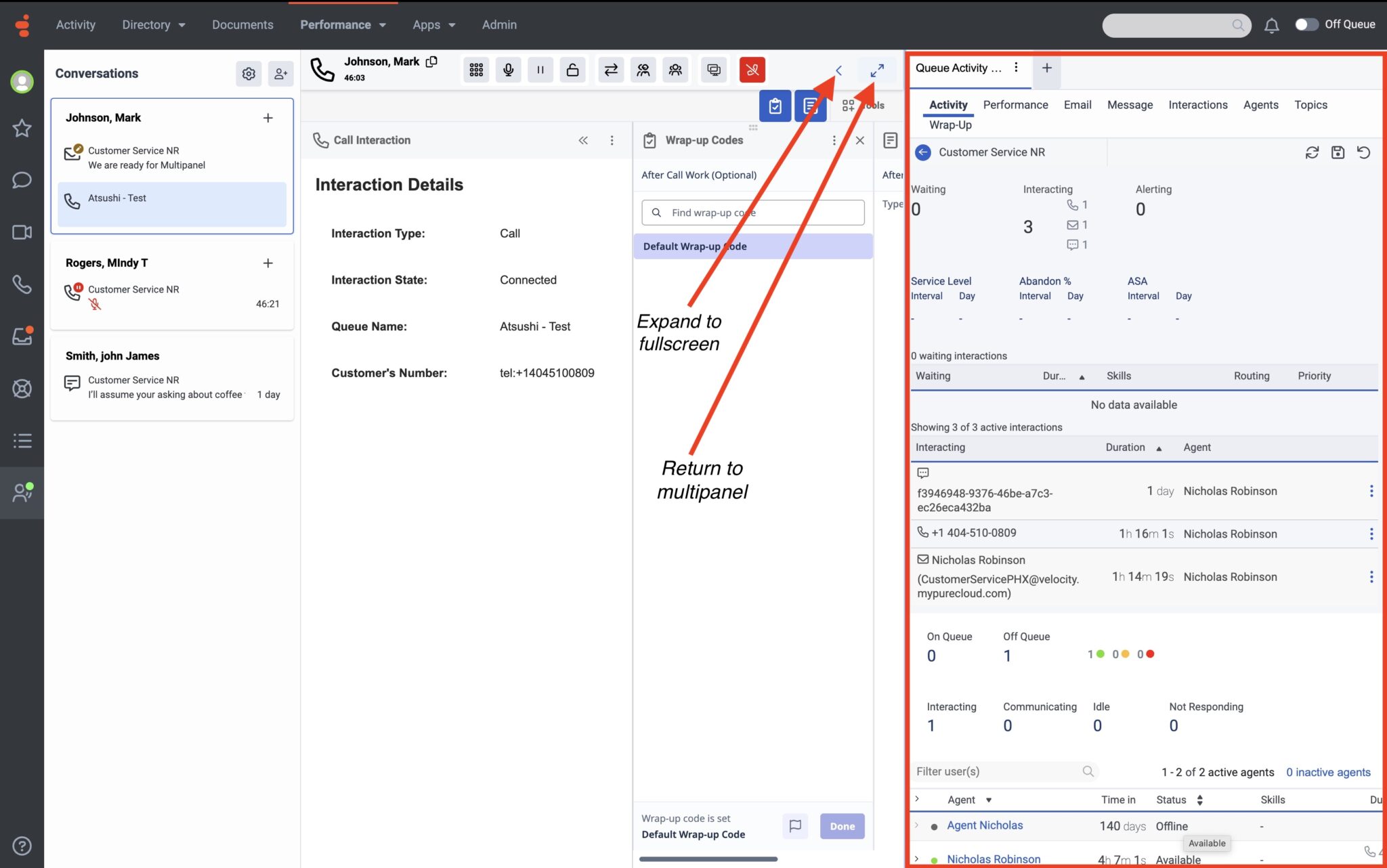 Agent UI multiple contextual panels - Genesys Cloud Resource Center