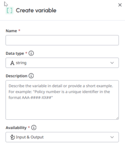 Variables in guides - Genesys Cloud Resource Center