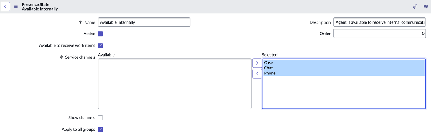 Create presence states in ServiceNow - Genesys Cloud Resource Center